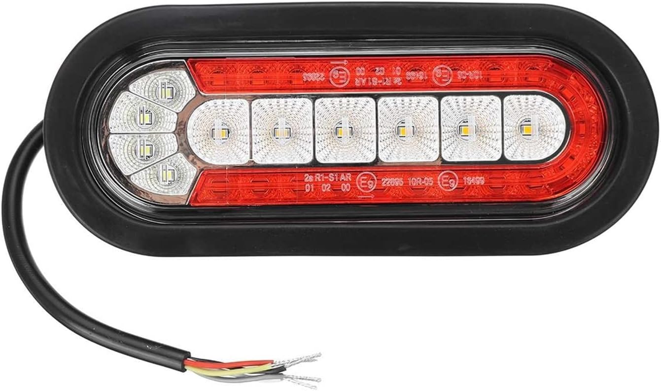 Amazon.co.jp: 12-24V Dynamic Rear Tail Stop Light Indicator Lamp Flow ...