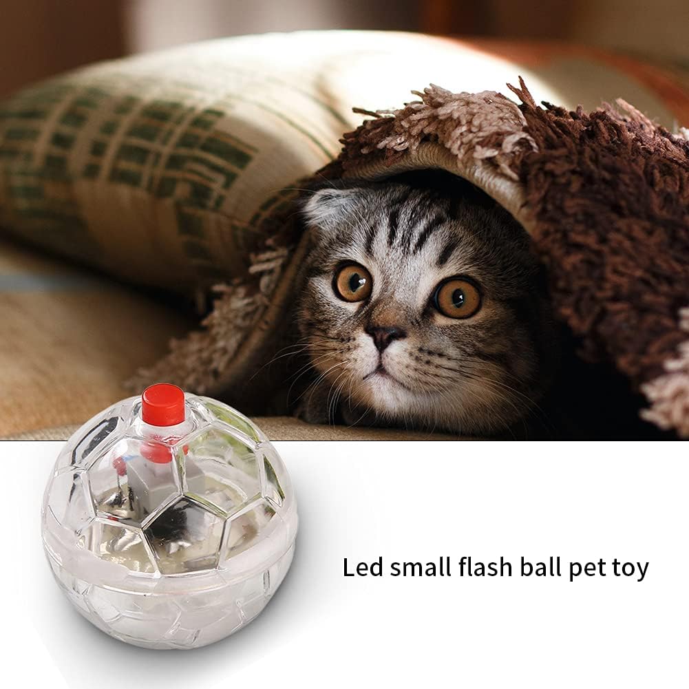 Faderr Flashing Ball, 3pcs LED Small Flash Balls, LED Light Balls Dog ...