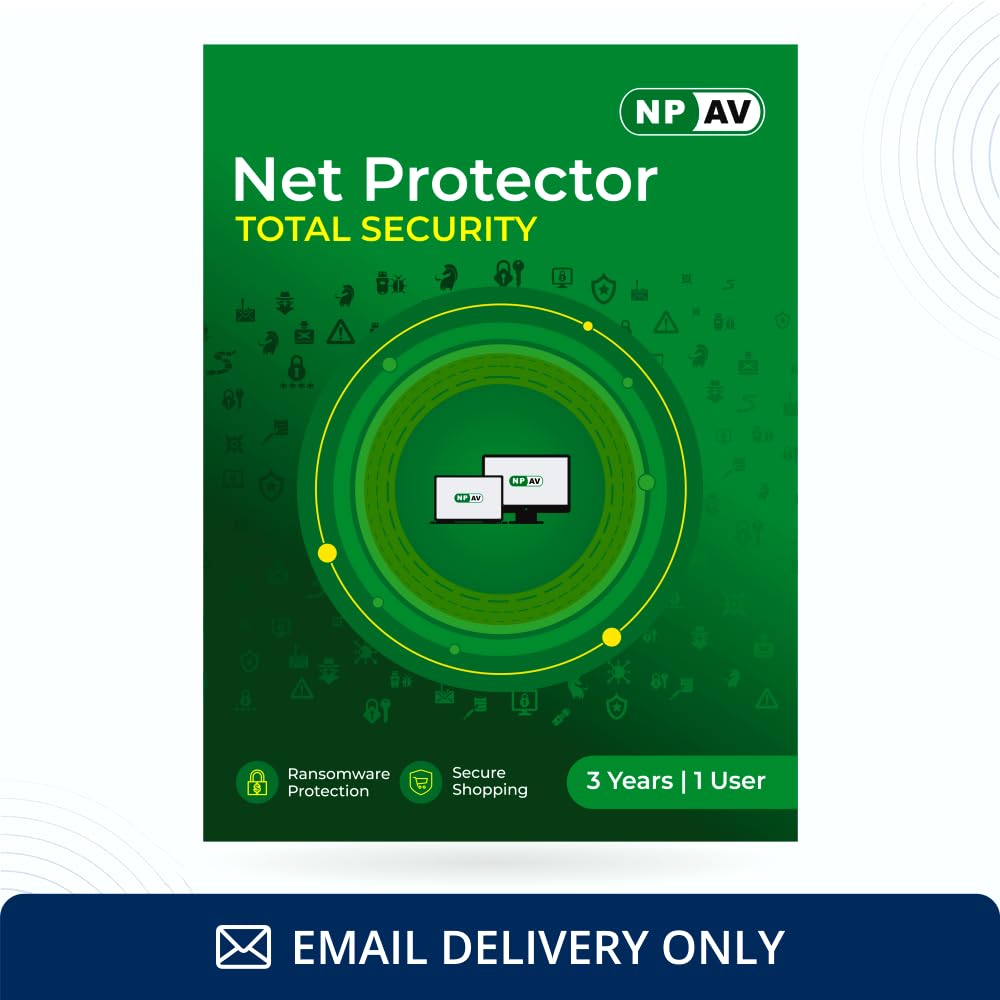 Net Protector Antivirus for PC Total Security 2025 1 PC 3 Years Email ...