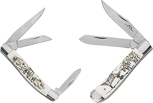 Amazon.com : Old Ram 2PC Traditional Classic Style Folding-Knife ...
