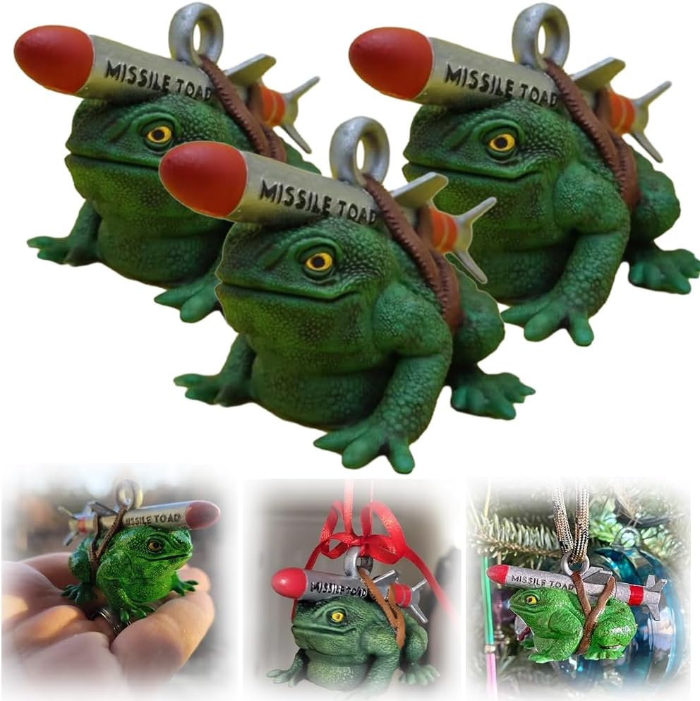 Amazon.com: Missile Toad Holiday Ornament,The Unique Gag Gift for ...