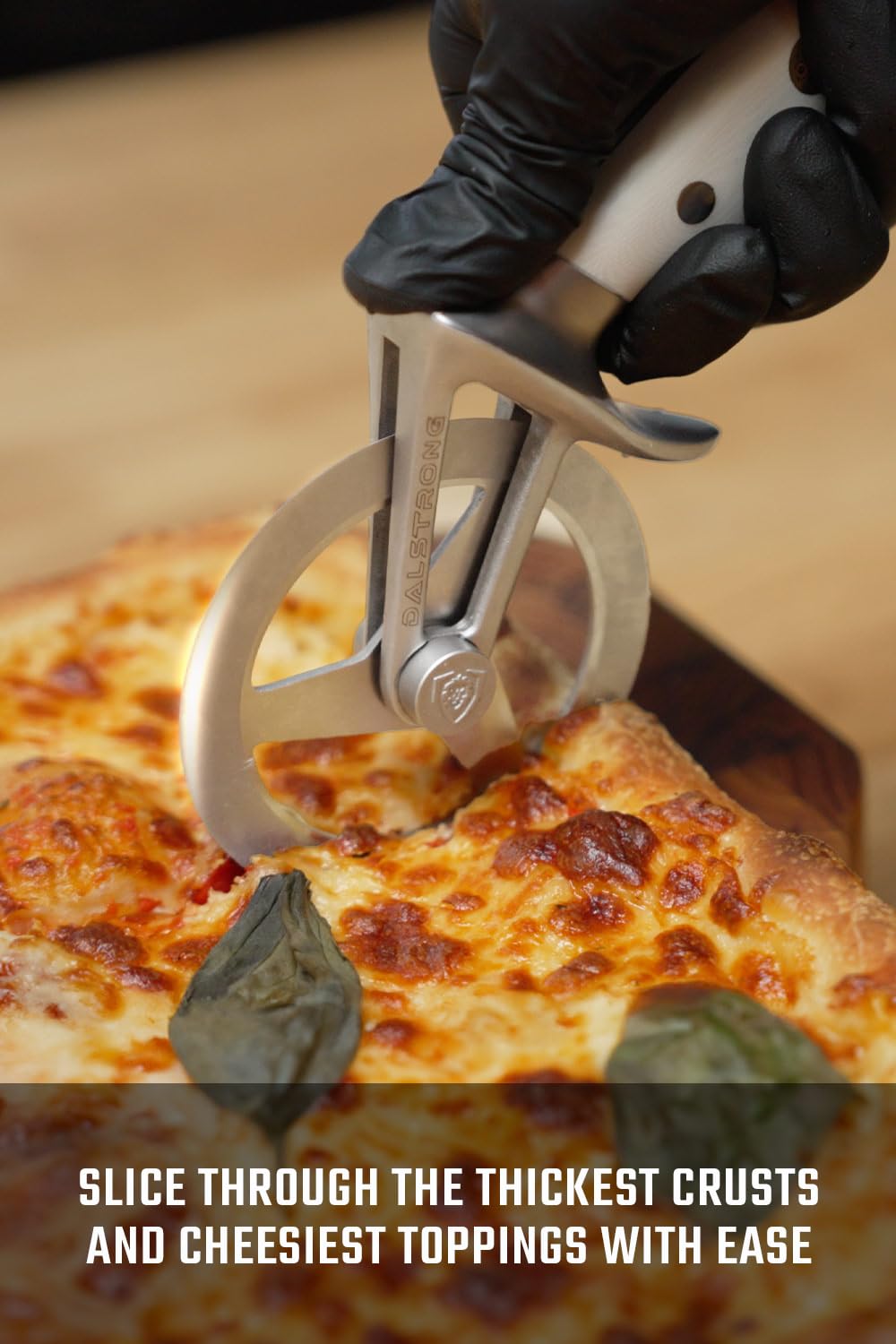 Snapklik.com : Pizza Wheel Cutter - White G10 Handle - The Orbit Razor ...