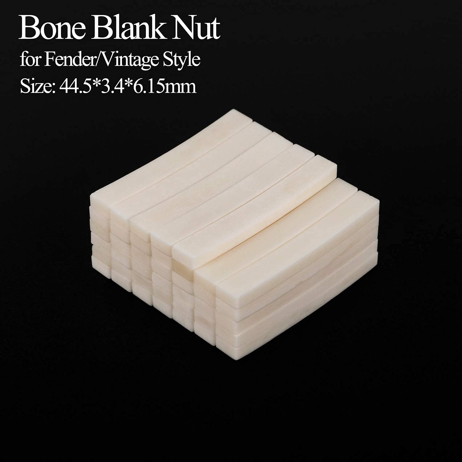 Snapklik.com : Alnicov Guitar String Bone Nut Blanks For Vintage-Style ...