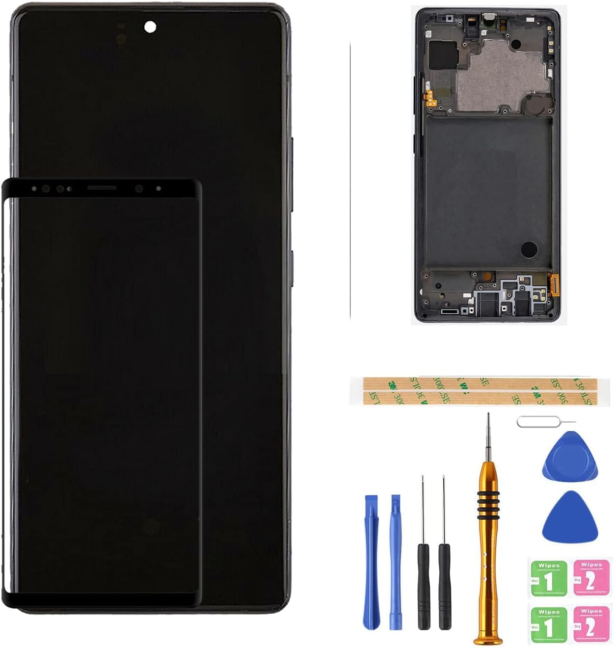 Amazon.com: Amoled LCD for Samsung Galaxy A71 5G SM-A716 Digitizer Screen Touch Assembly ...