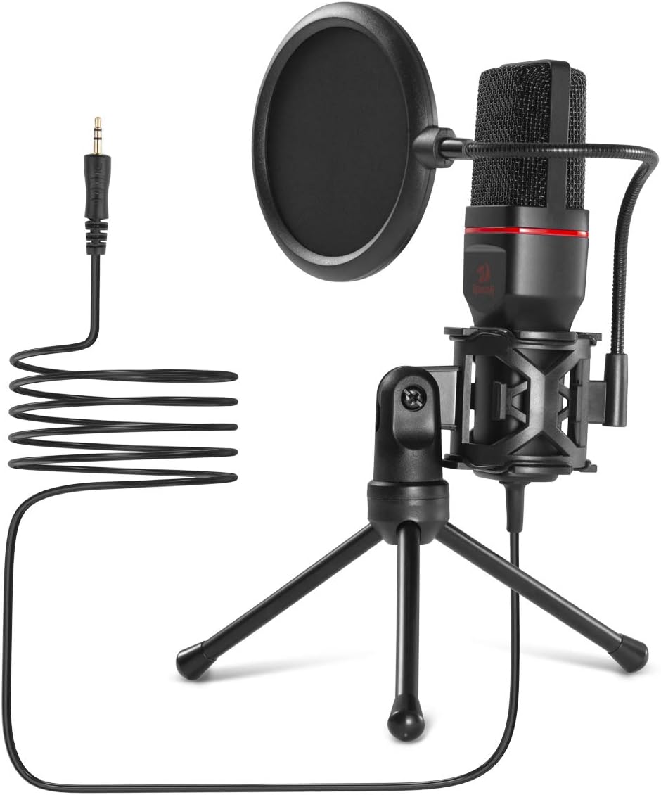 Amazon.com: Redragon GM100 Professional Studio Condenser Microphone ...