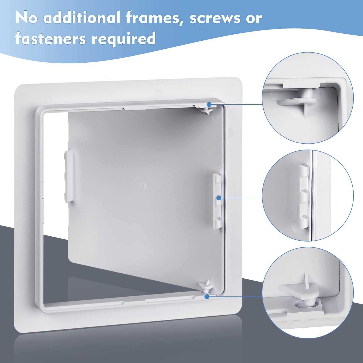 Snapklik.com : Access Panel For Drywall 8x8 In, Plastic Wall Panels For ...