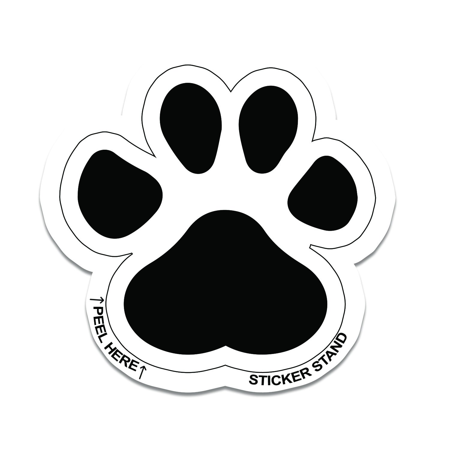 Bulldog Paw Print Clip Art