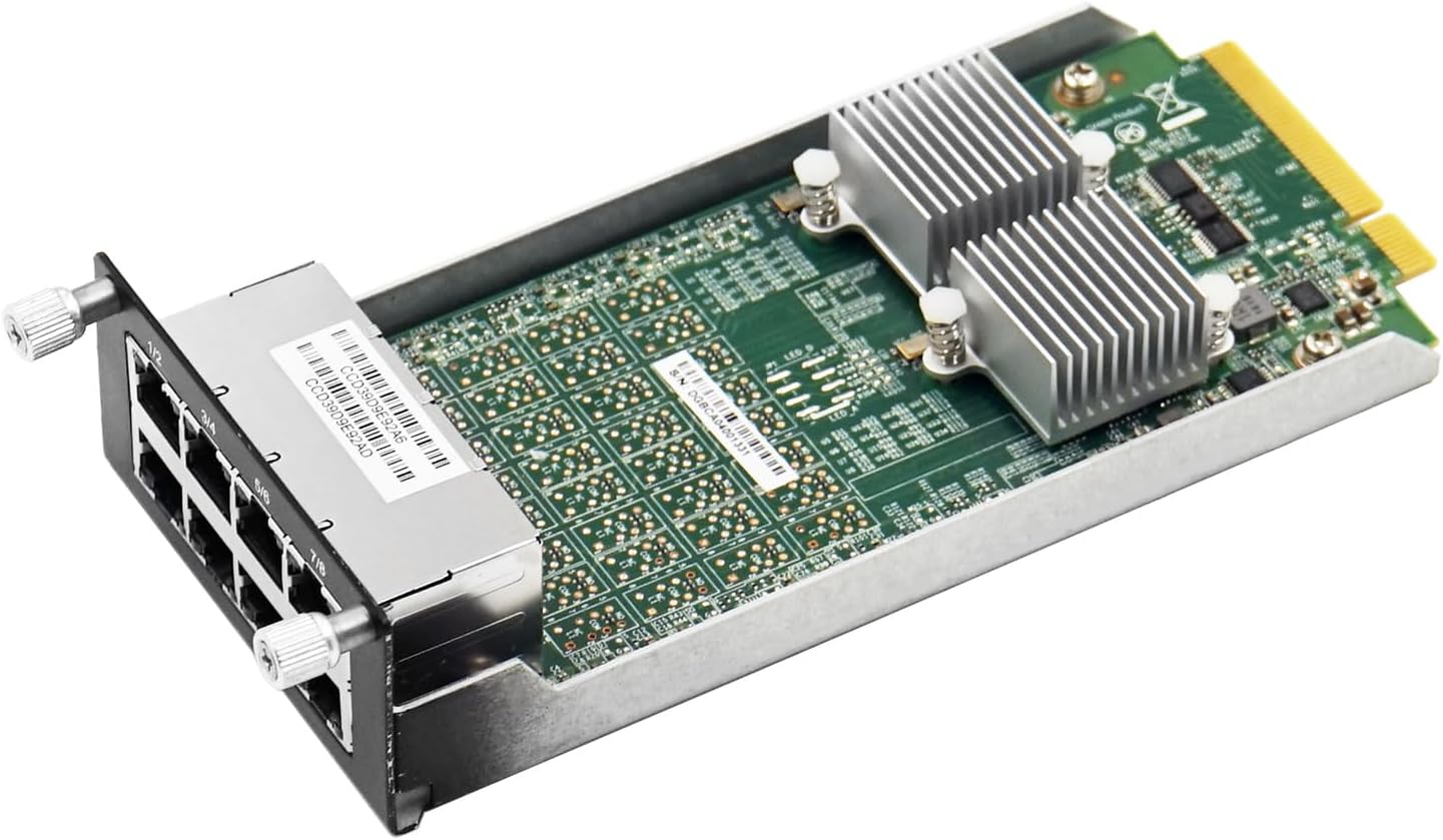 Amazon.com: Gigabit Network Card 2*PCIe x4 Eight-Port RJ45 NIC with ...