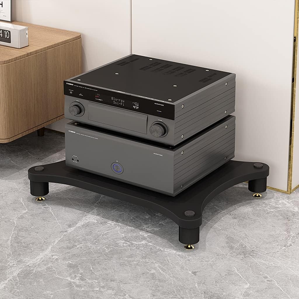 Amazon.com: 1-4 Tier Media Stand Audio/Video Component Cabinet for ...