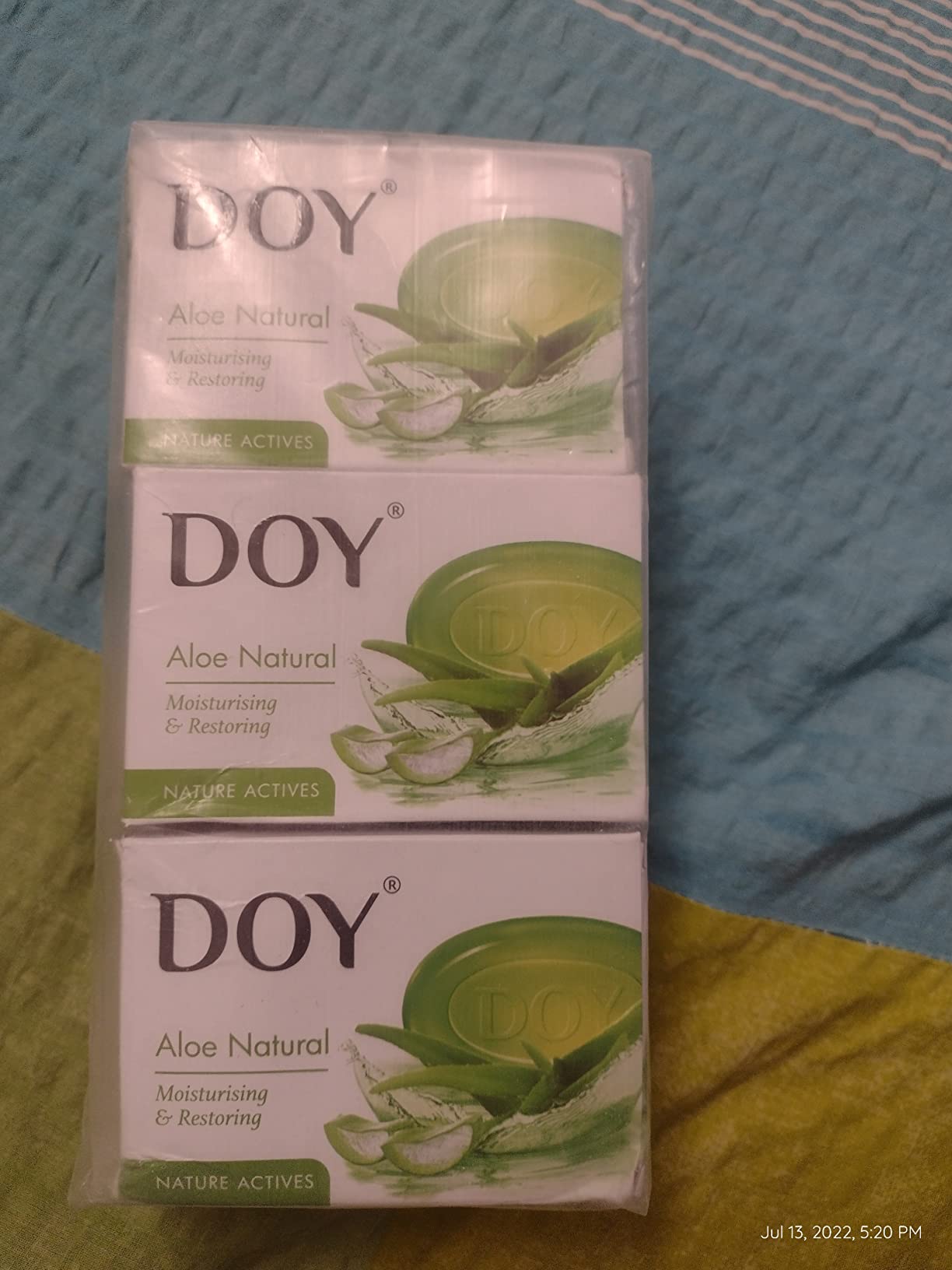 Buy Doy Aloe Natural Soap, 125 g (Pack of 6) Online at Low Prices in ...