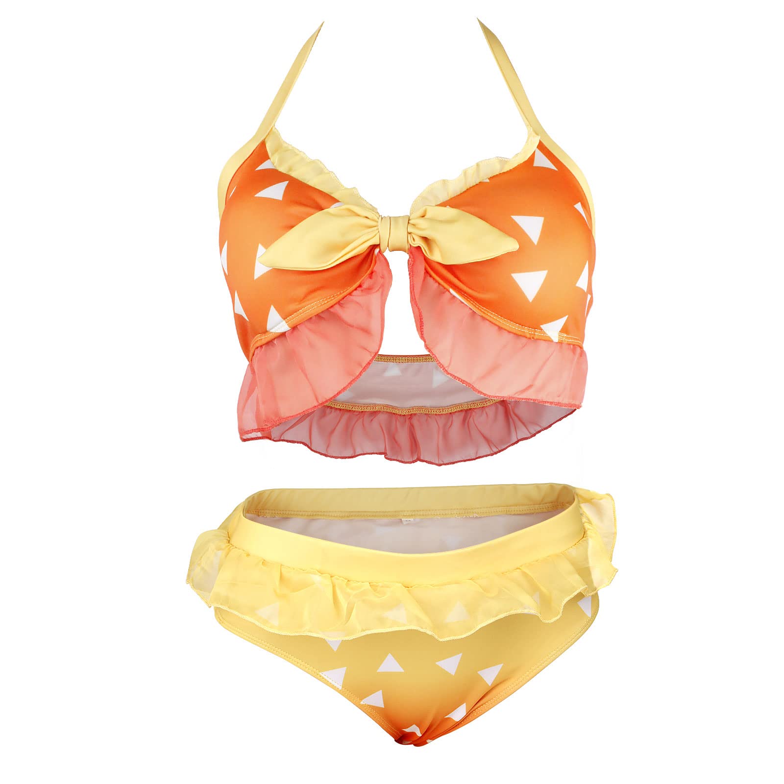 Buy Womens Demon Slayer Swimsuit Kimetsu no Yaiba Cosplay Swimwear ...