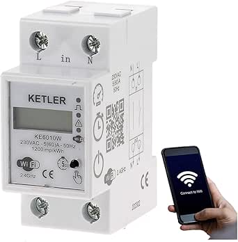 KE6010W: KETLER Single Phase Modular Electric Contactor Meter 60 A ...