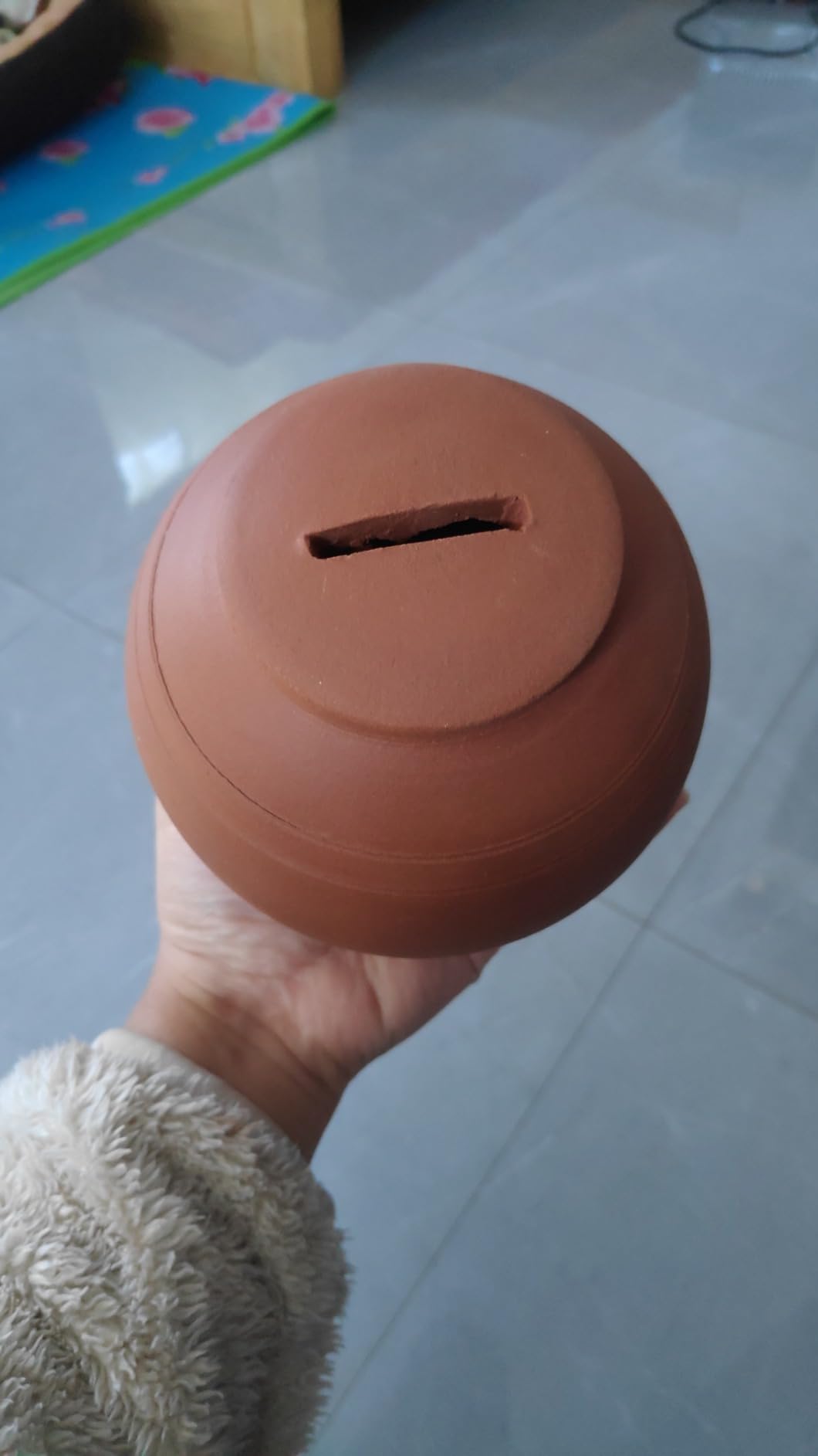 Village Decor Casual Terracotta/Clay Coin Bank/Undiyal/Mitti Gullak ...