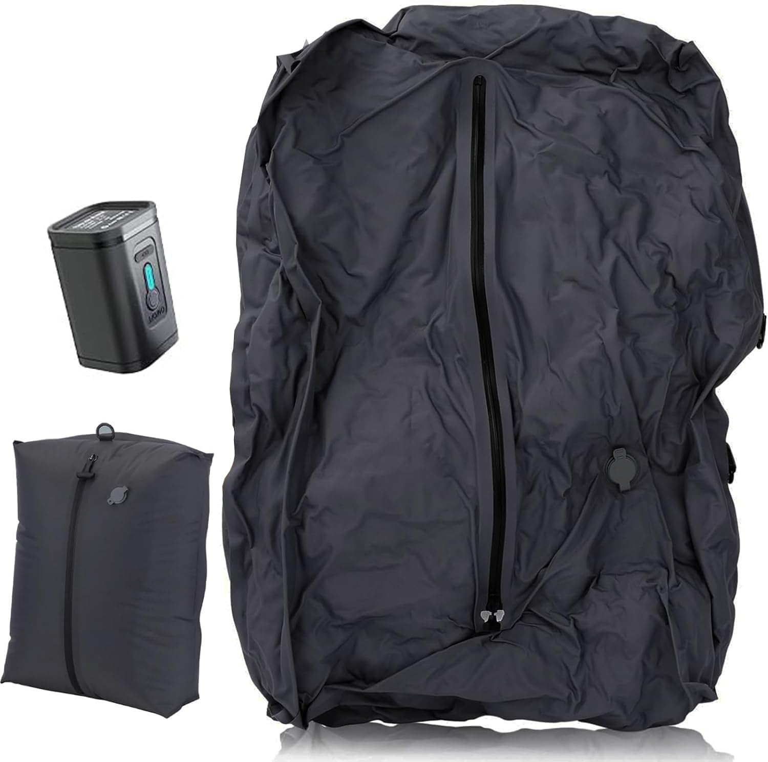 Vacpack Vacuum Bags for Travel with Cordless Pump, Reusable Compression ...