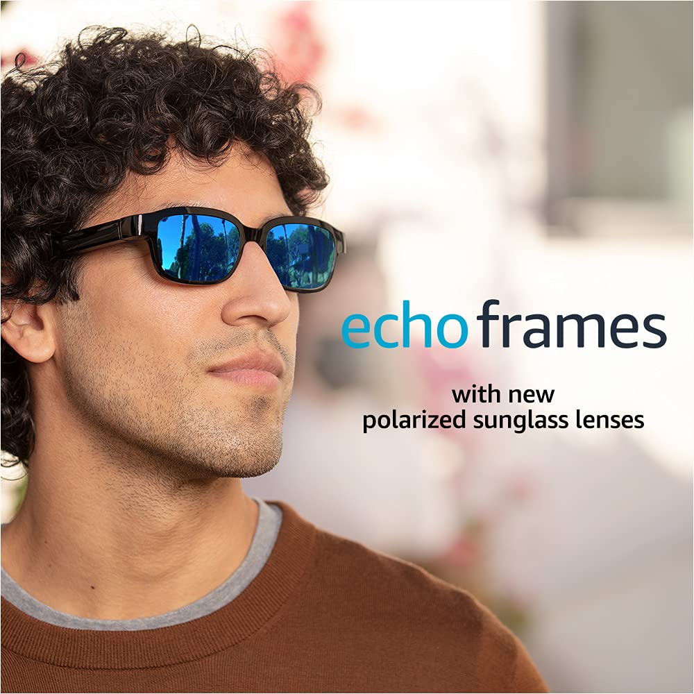 Buy Echo Frames (2nd Gen) | Smart audio sunglasses with Alexa | Classic Black with new polarized ...