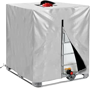 IBC Tote Cover 275 Gallon 420D Fabric Sunshade Waterproof Water Tank ...