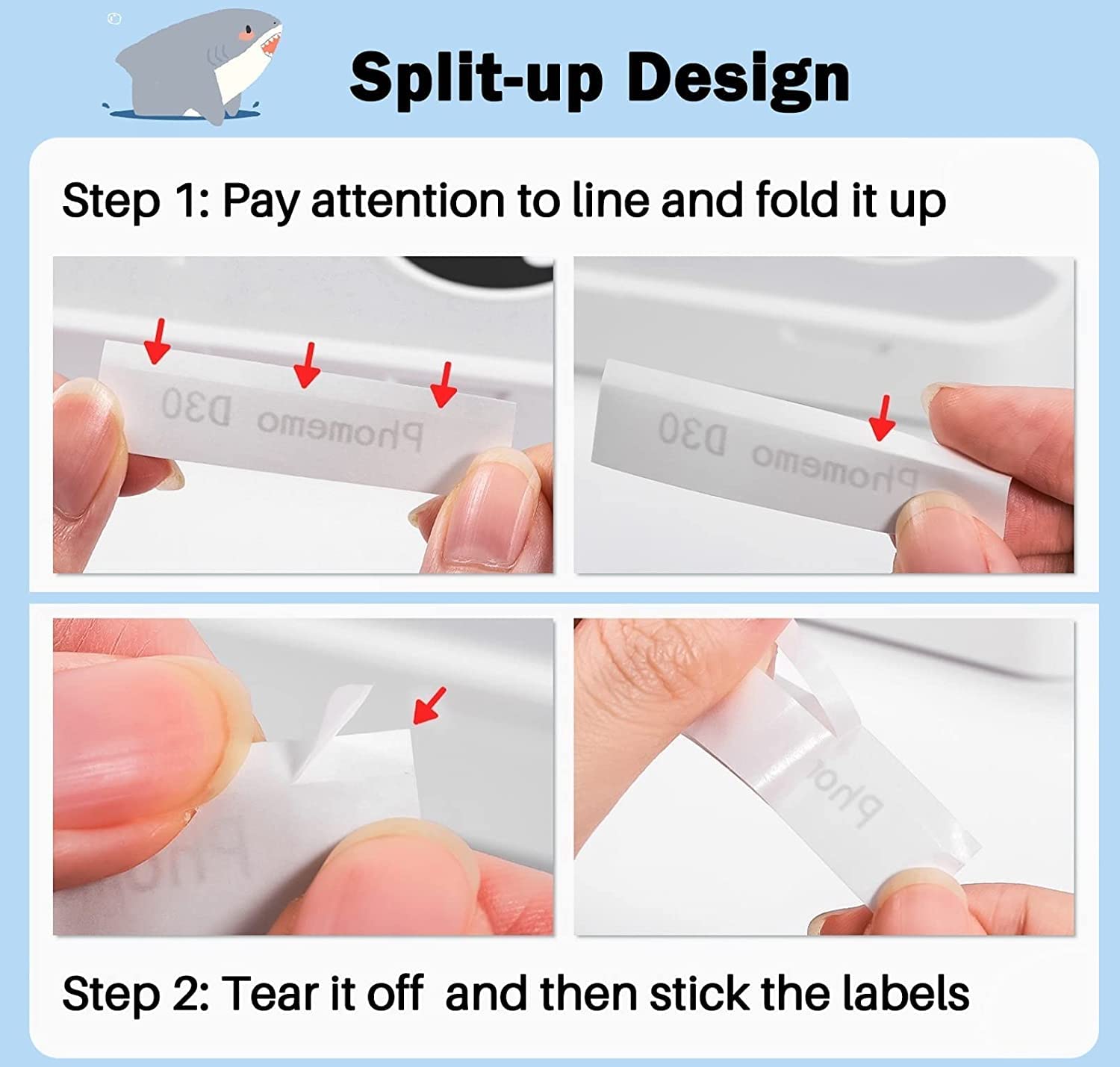 Snapklik.com : Phomemo 3 Roll D30 Adhesive Continuous Thermal Label ...