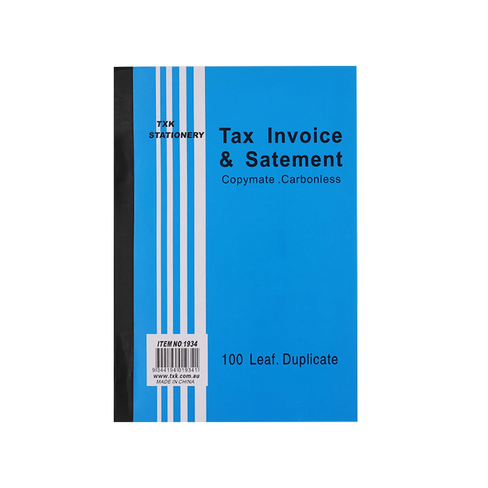 100 Leaf Tax Invoice Statement Book Copymate Carbonless Business A5 ...