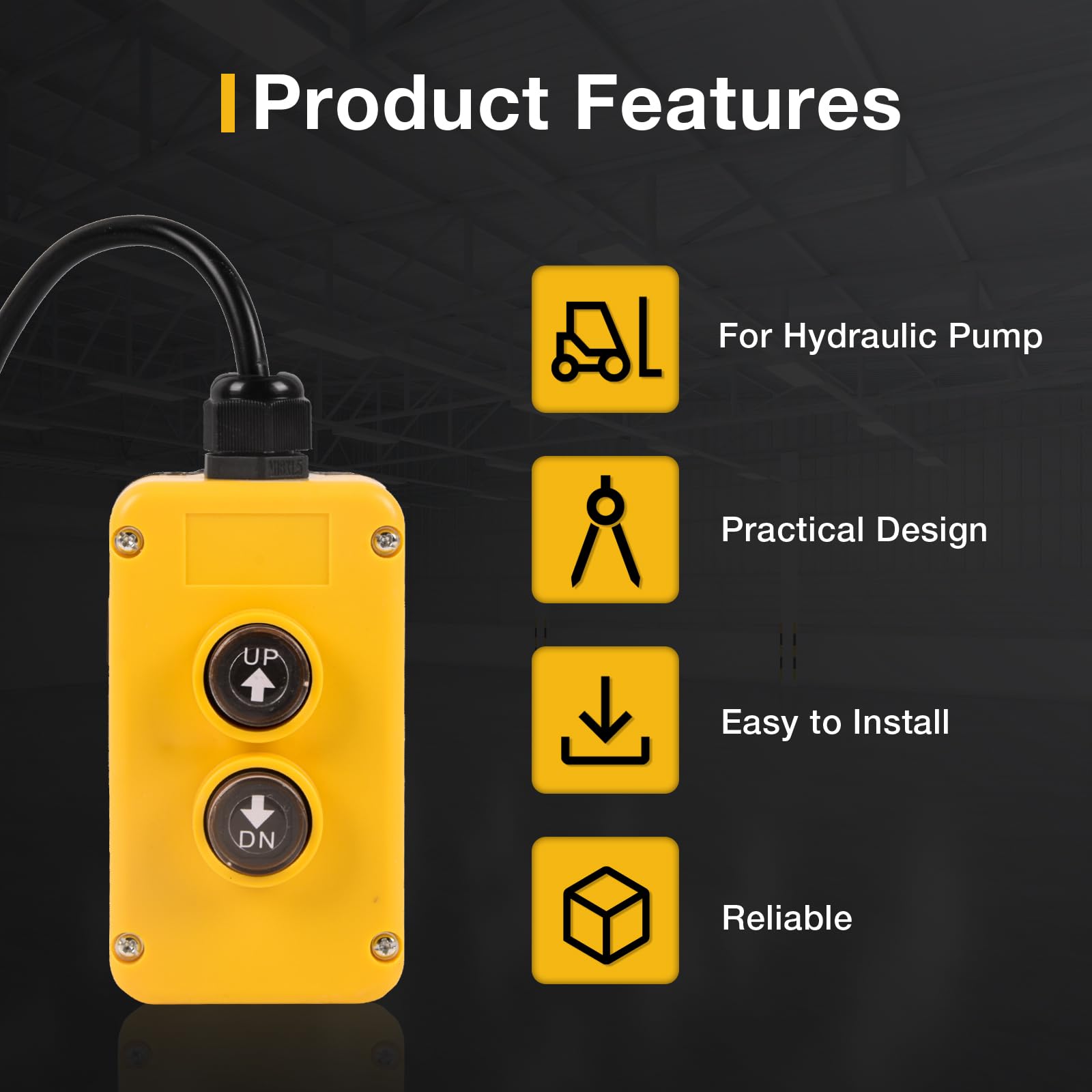 Snapklik.com : VAIDPRO 3 Wire Dump Trailer Remote Control Switch 12V DC ...