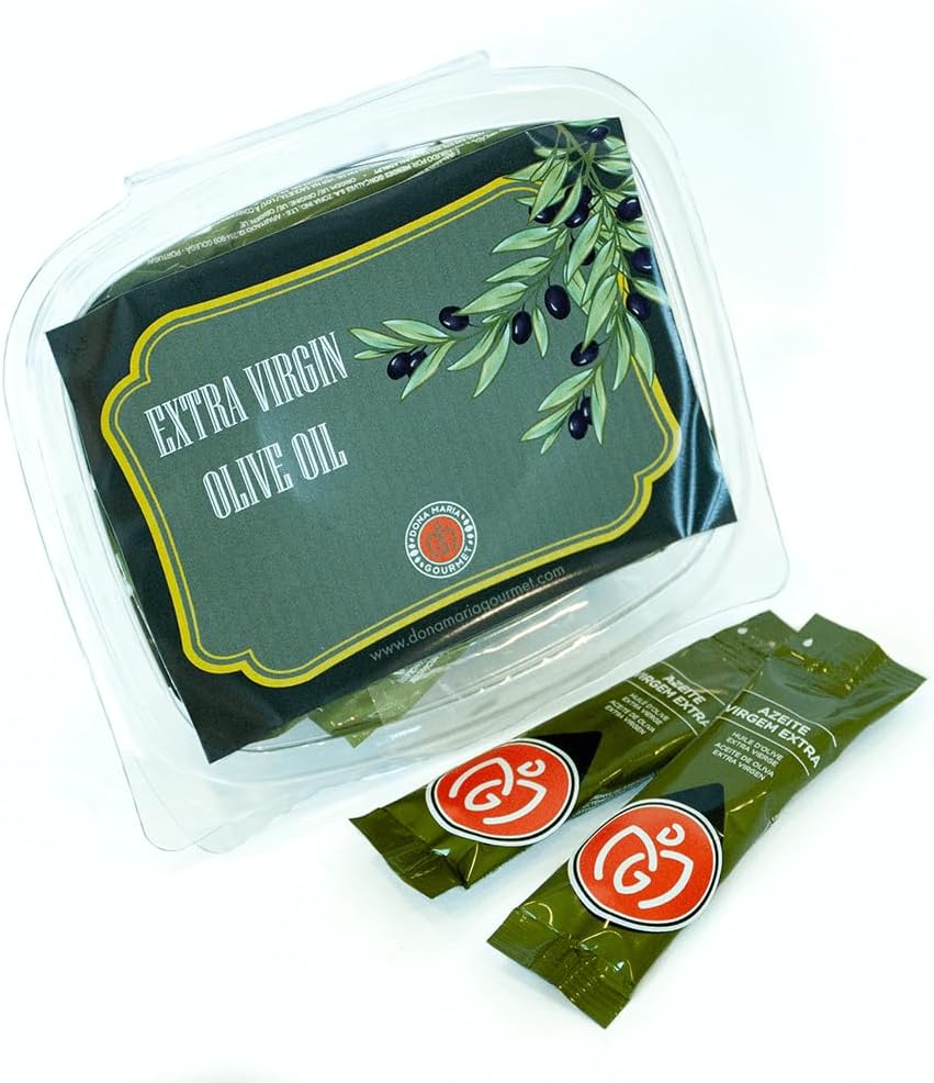 Amazon.com : Olive Oil Packets Extra Virgin 120 Pack (10 ml each) Olive ...