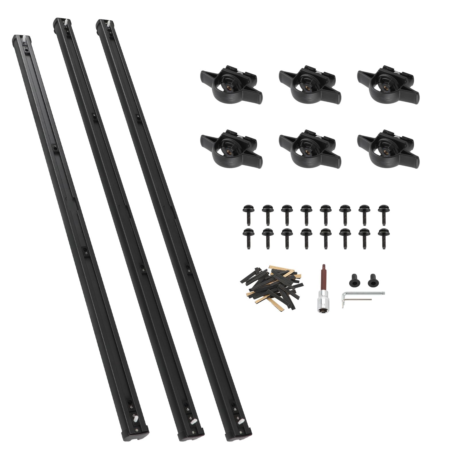 Amazon.com: maXpeedingros Bed Side Rails Trail Rail Cargo for Jeep ...