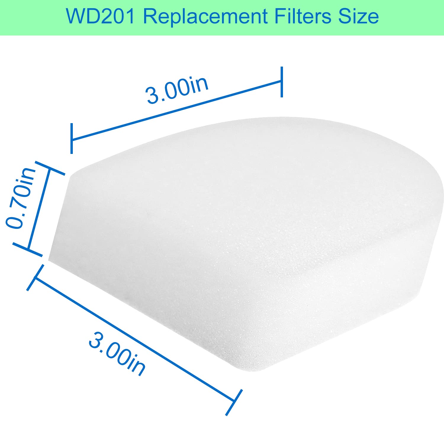 Snapklik.com : 6 Pack Replacement Filter For Shark WD201 HydroVac Cordless Pro XL 3-in-1 Vacuum ...