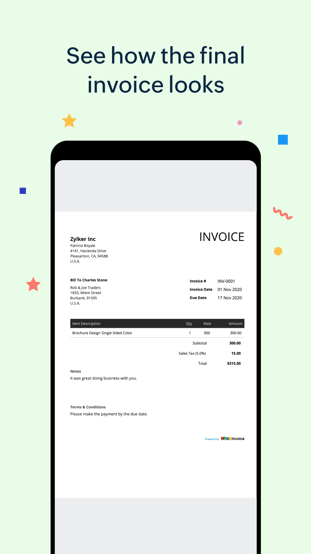 Free Invoice Generator:Amazon.co.uk:Appstore for Android