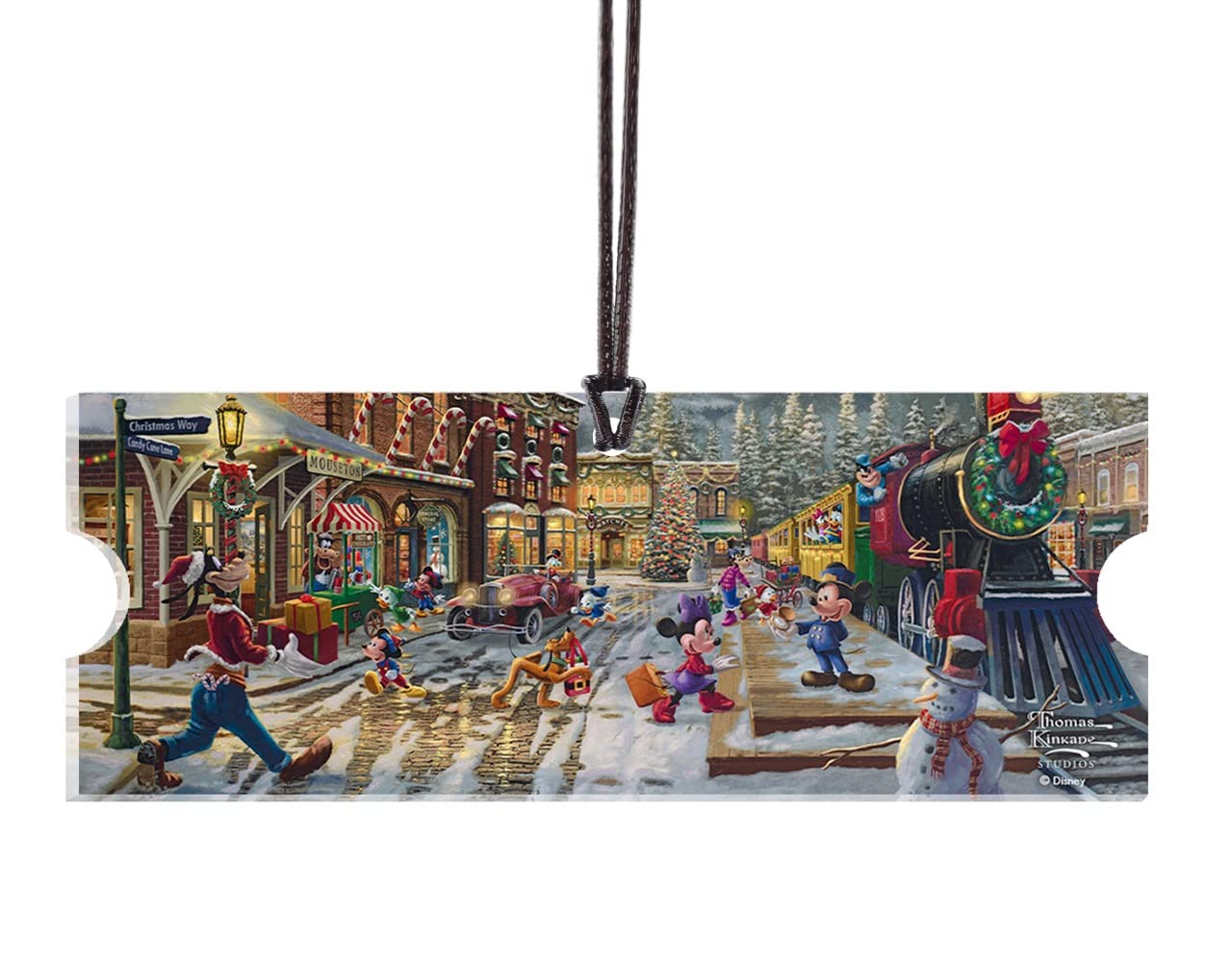 Amazon.com: Disney – Mickey and Minnie Mouse – Candy Cane Express ...