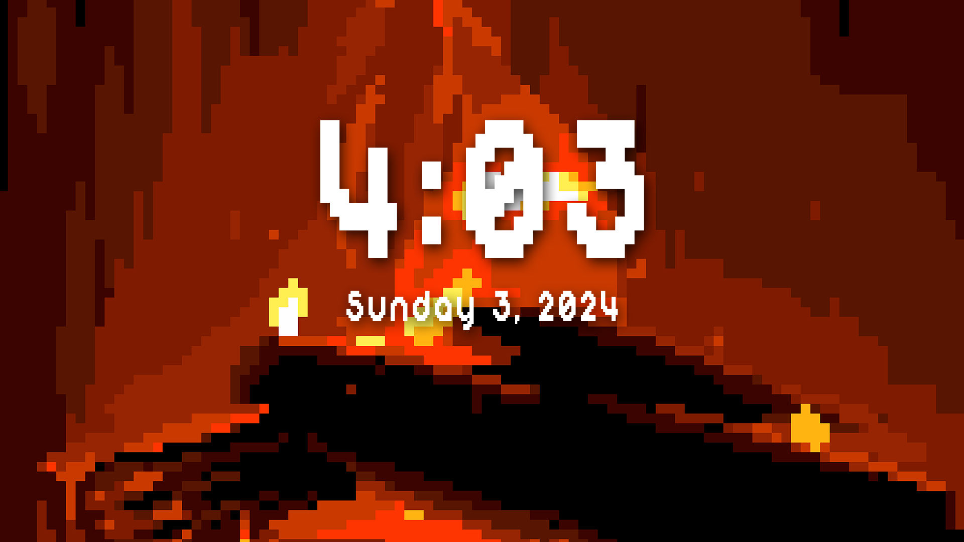 Fireplace 3D Block Craft Live Wallpaper | Fireplace MC Block Craft ...