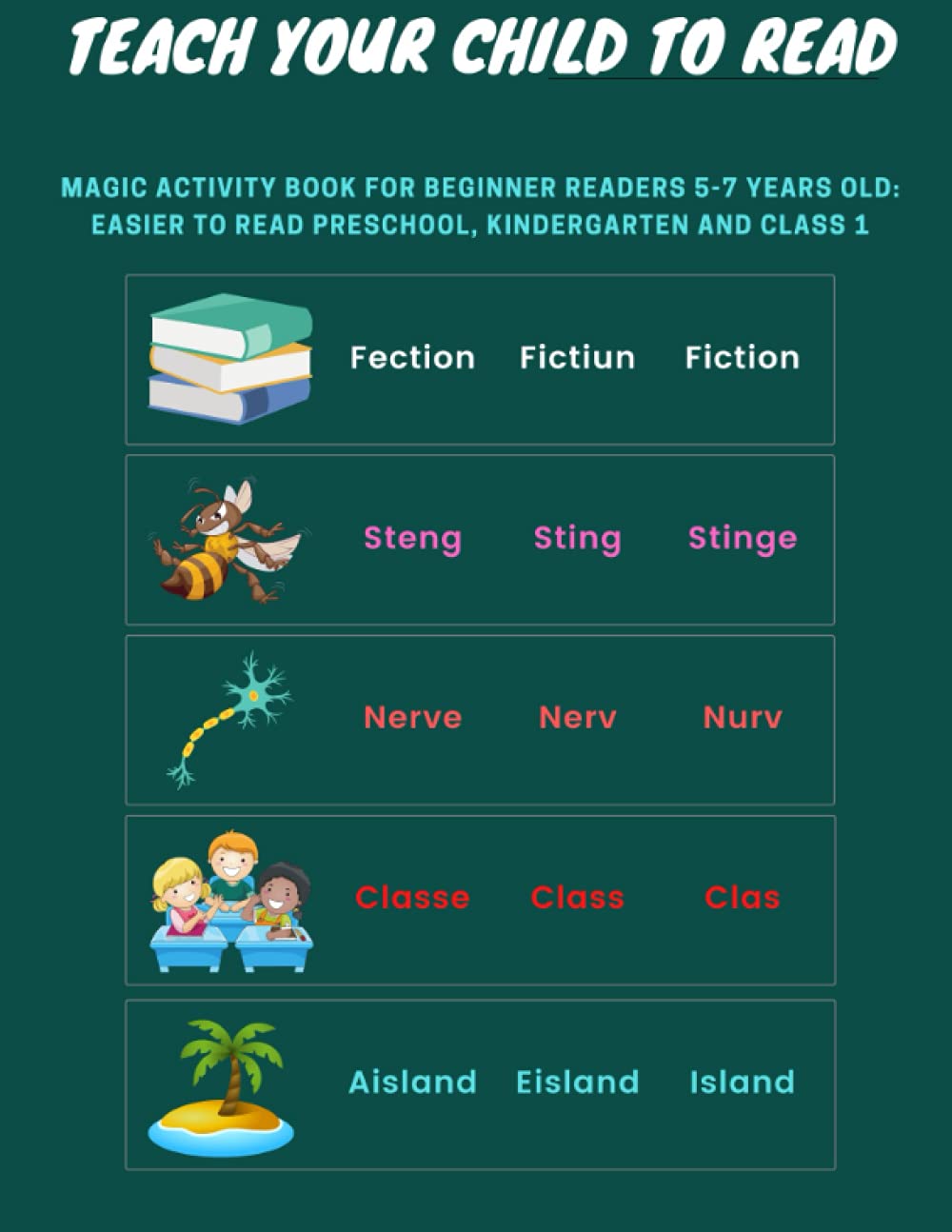 Buy Teach Your Child to Read: Magic Activity Book for Beginner Readers ...