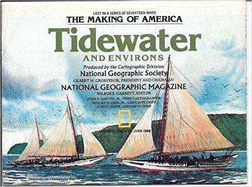Double Map/Poster: Making Of America: Tidewater And Environs: National ...
