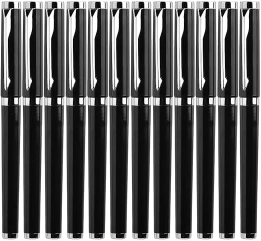 Amazon.com: WQN WUQIANNIAN 0.7mm Gel Pens, 12pcs Quick Drying Smooth ...