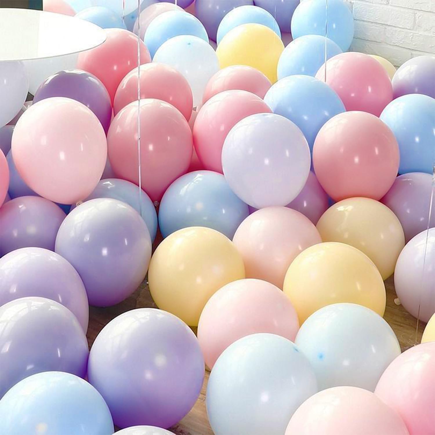 Amazon.com: Balloons Assorted Color - 50 Balloons -10 Inches Rainbow ...