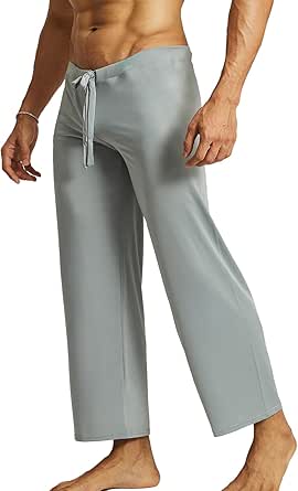 Amazon.com: MIZOK Men's Long Workout Yoga Sweatpants Sleep Lounge ...