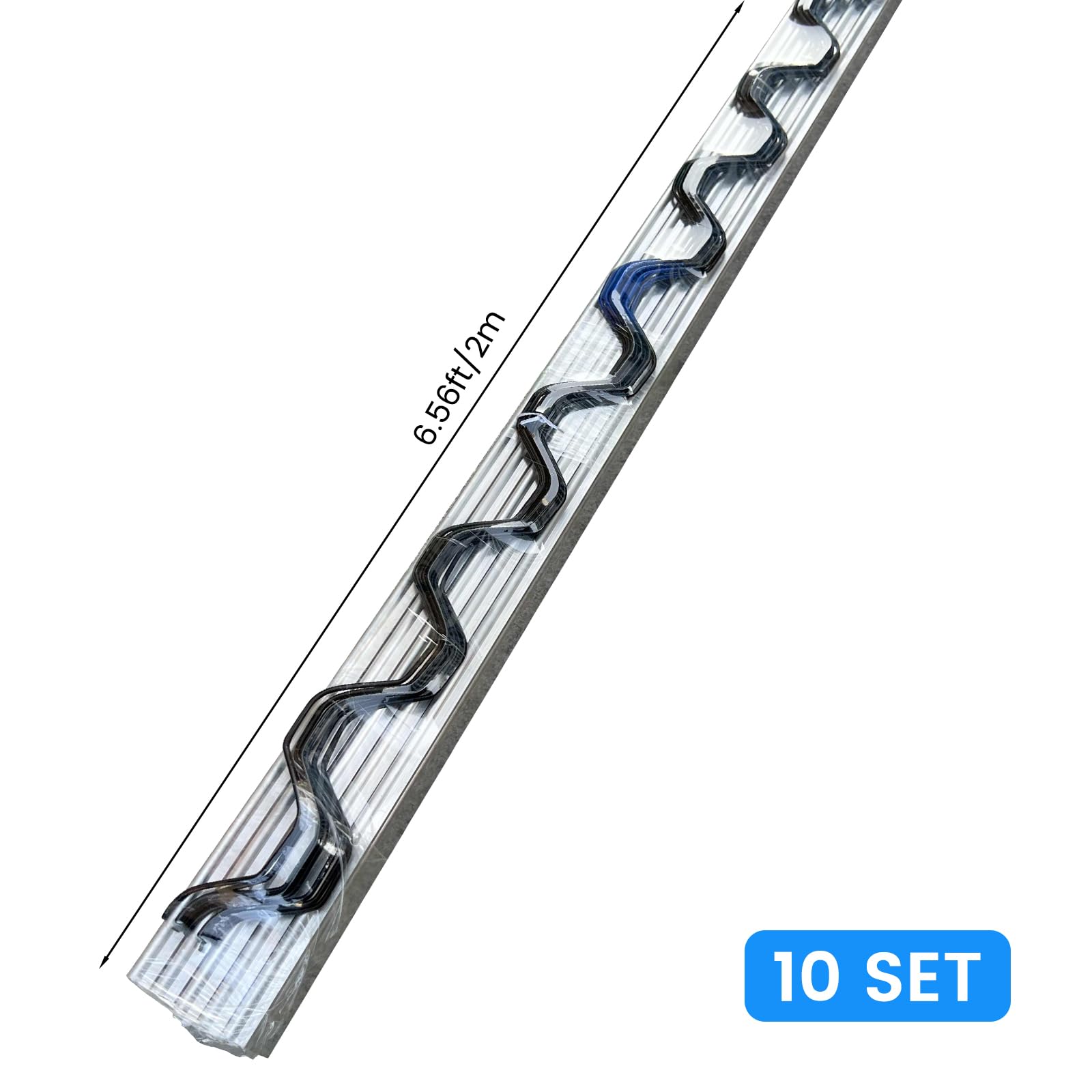 Snapklik.com : 20 Set Greenhouse Lock Channel And Spring Wire,1MM Thick ...