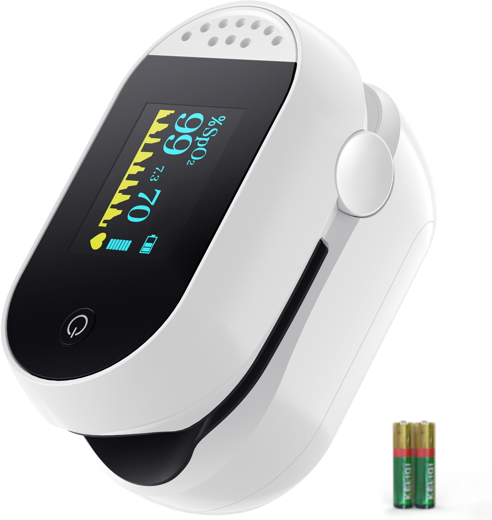 Amazon.com: Pulse Oximeter with Fingertip Oxygen Meter : AILE Compact ...