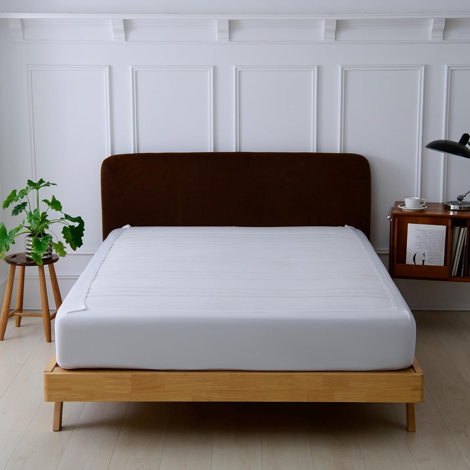 Amazon.com: Stretchy Box Spring Cover King Size - Jersey Knit ...