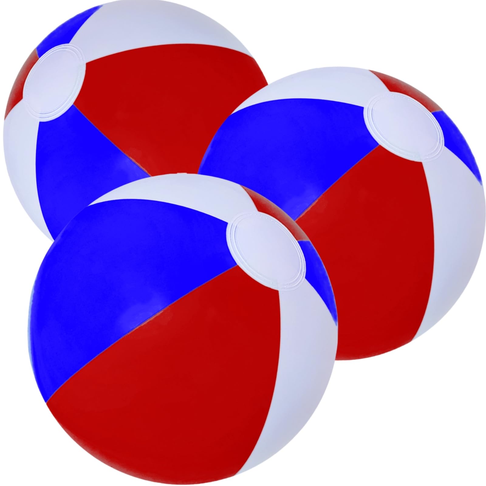 Snapklik.com : GCQJOQ 3 Pack Beach Balls, Large Inflatable Beach Balls ...