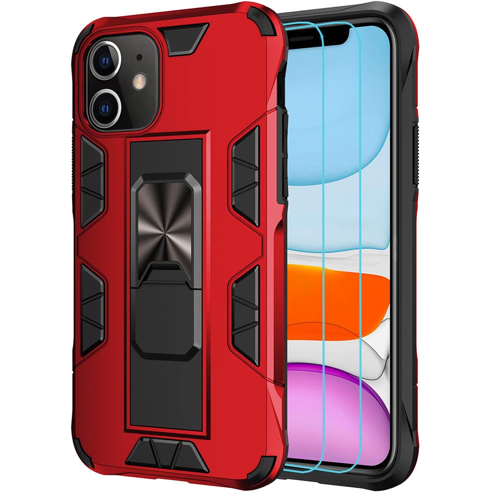 Amazon.com: Military Grade Drop for iPhone 11 Case with Tempered Glass ...