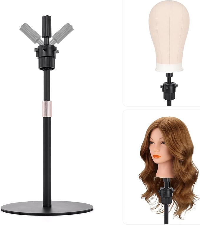 Amazon.com: TopDirect Reinforced Mannequin Head Stand,20 Inch ...