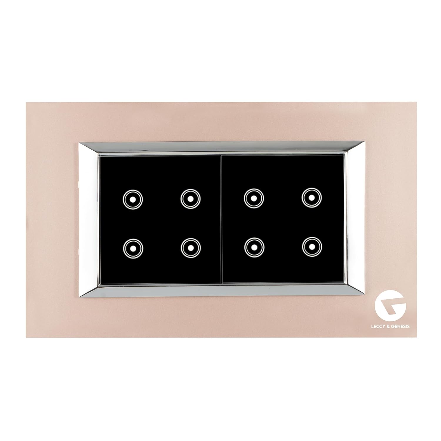 L&G 4 Modular Wifi Glass Smart Touch Switch, 8 Switch Control, Smart ...