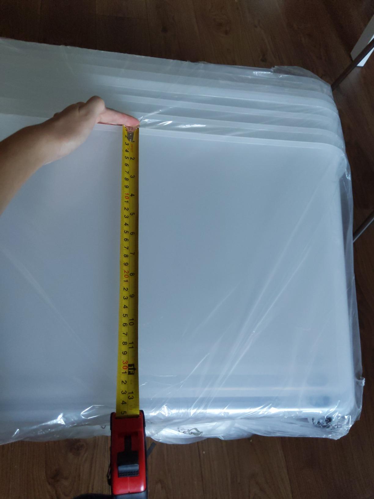 Iris Ohyama, Plastic Storage Boxes with flip-top lid and Closing Clips ...