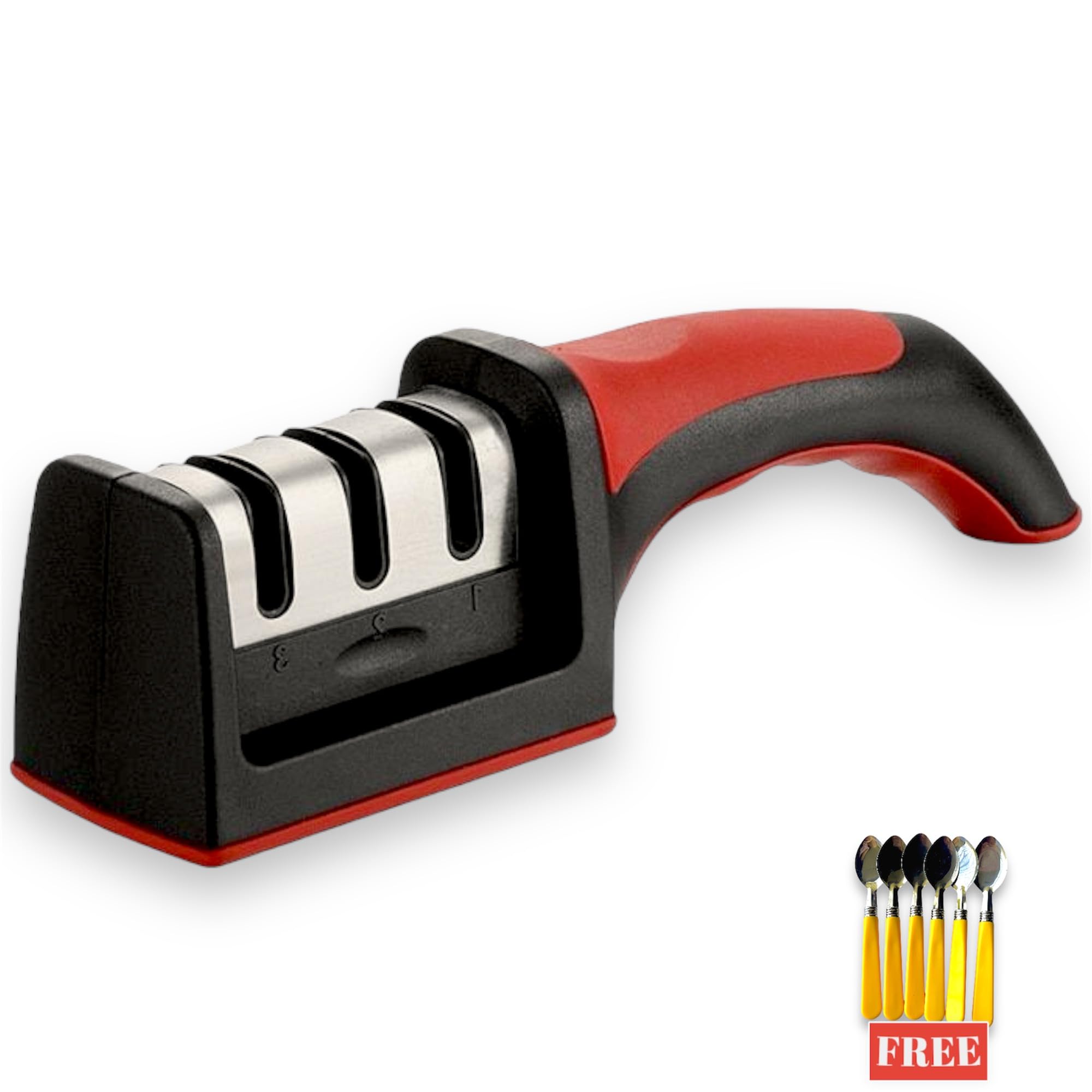 Buy Manual Black and Red Knife Sharpener Online at Low Prices in India ...
