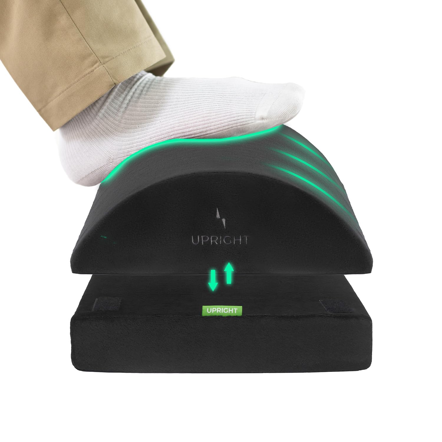 Snapklik.com : Ergonomic Foot Rest Gel Ventilated Memory Foam Stool For ...