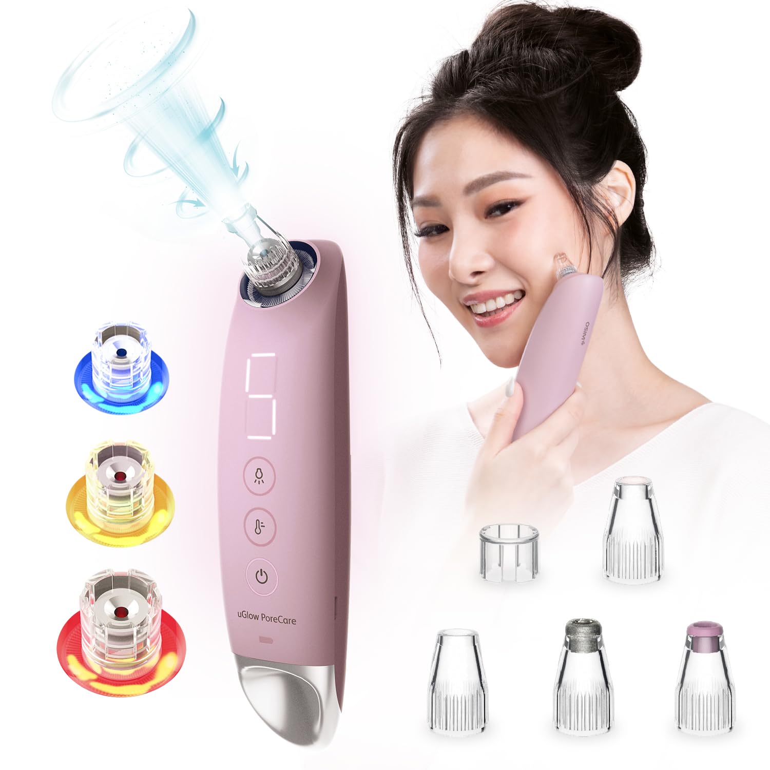 OSIM uGlow PoreCare Blackhead Remover Pore Vacuum, Pore Extractor with ...