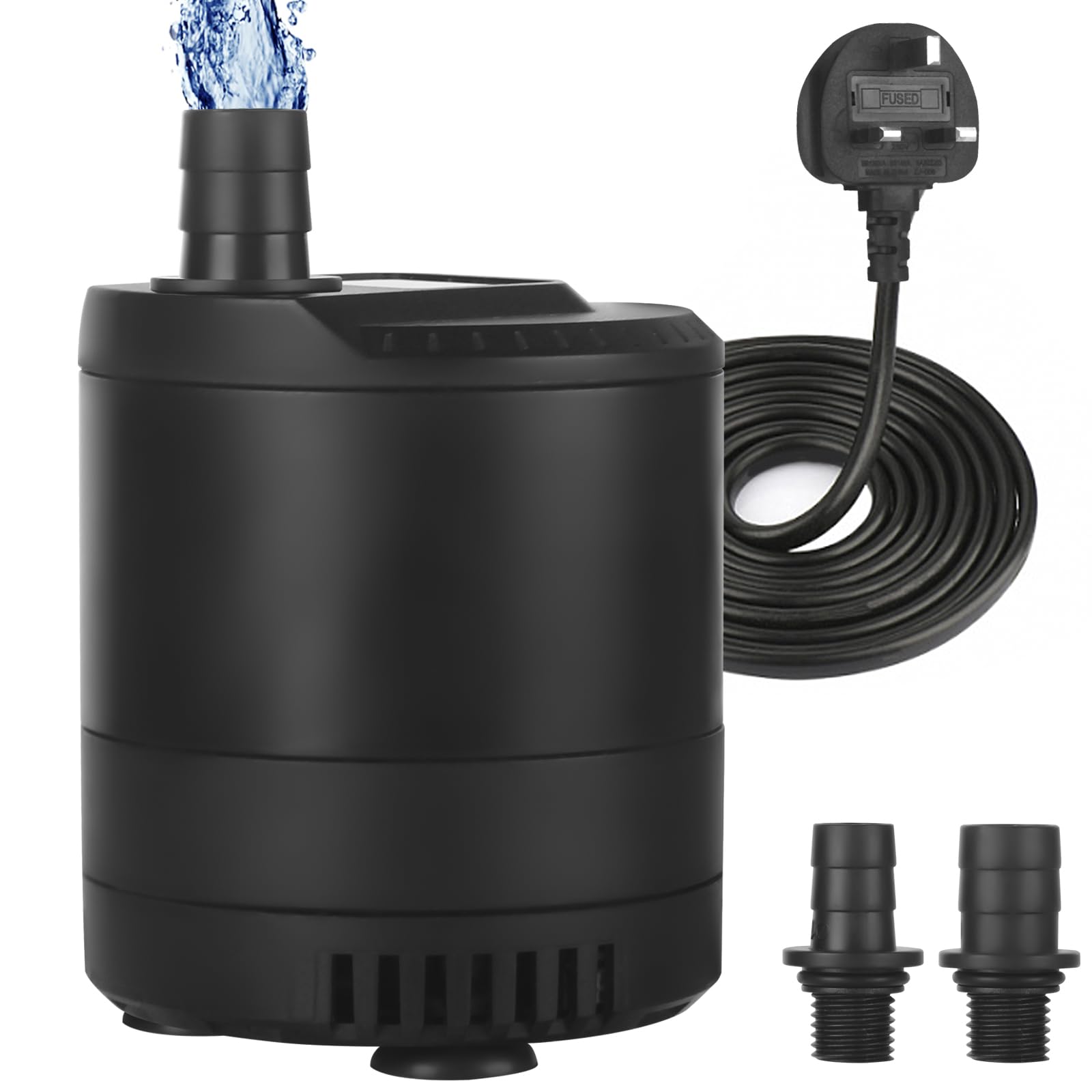 20W 1500L/H Submersible Water Pump,Ultra Quiet Aquarium Water Pump ...