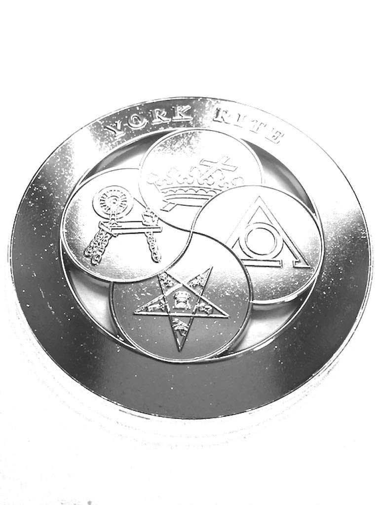 Amazon.com: Masonic Ladies of The York Rite Metal Chrome Auto Car Truck ...