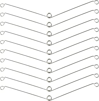 10Pcs Spring Clips for Recessed Light Fixtures, Metal Torsion Spring ...
