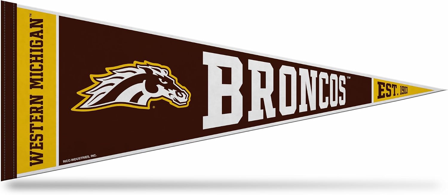 Amazon.com : Rico Industries NCAA Western Michigan Broncos Rally 12" x ...
