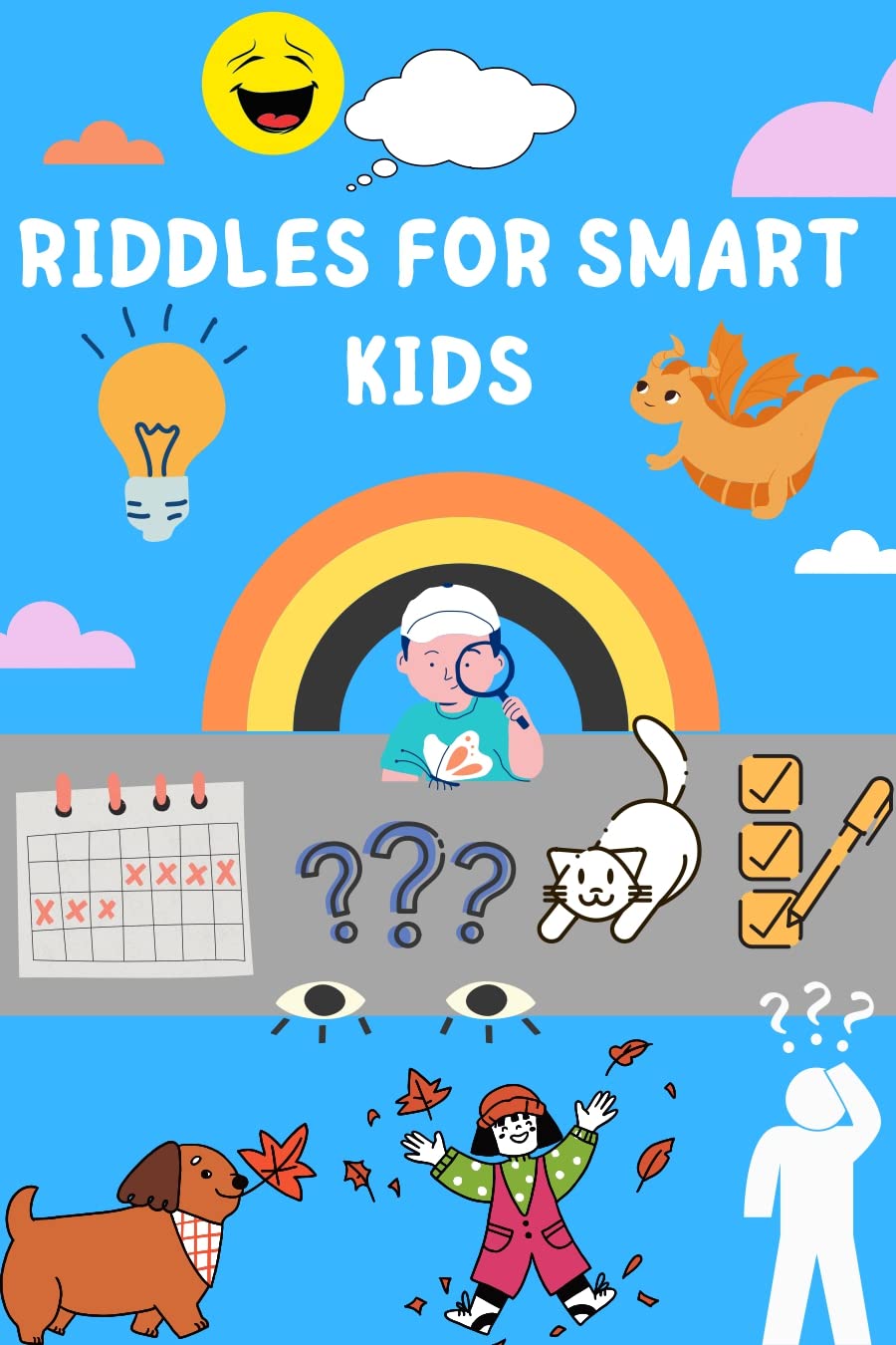 Amazon.com: RIDDLES FOR SMART KIDS: 300 Funny Riddles and Brain Teasers ...